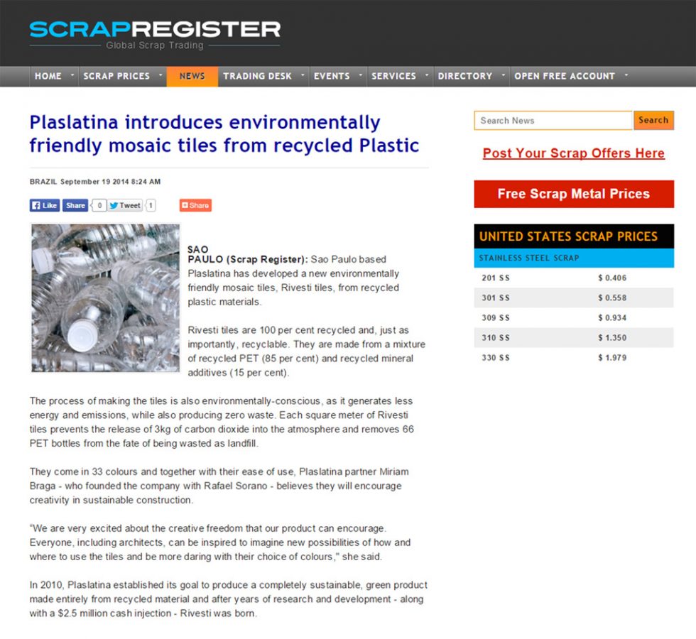 Scrap Register | Pastilhas Rivesti